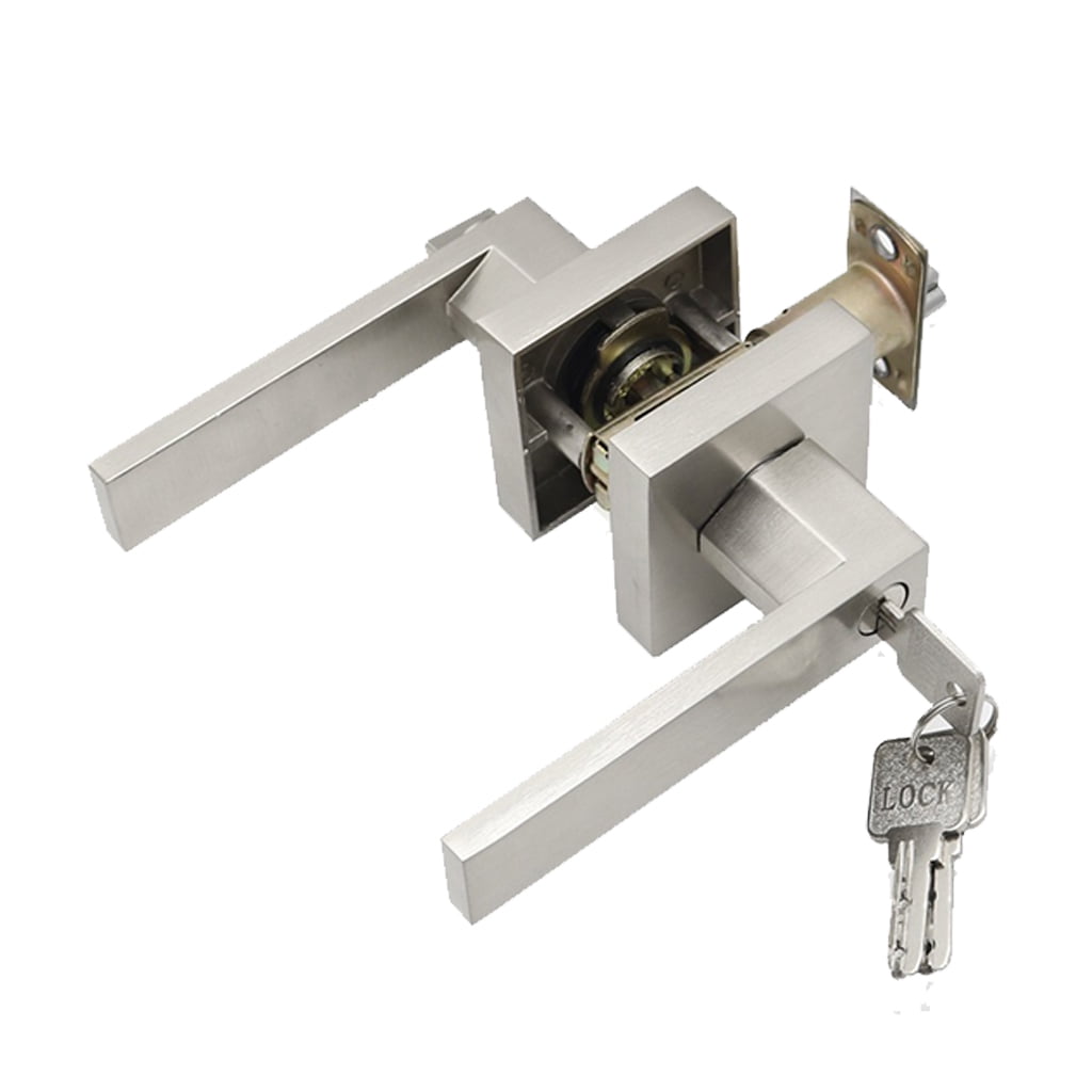 HGYCPP Interior Door Handles Solid Front Back Levers for Latch/lock ...