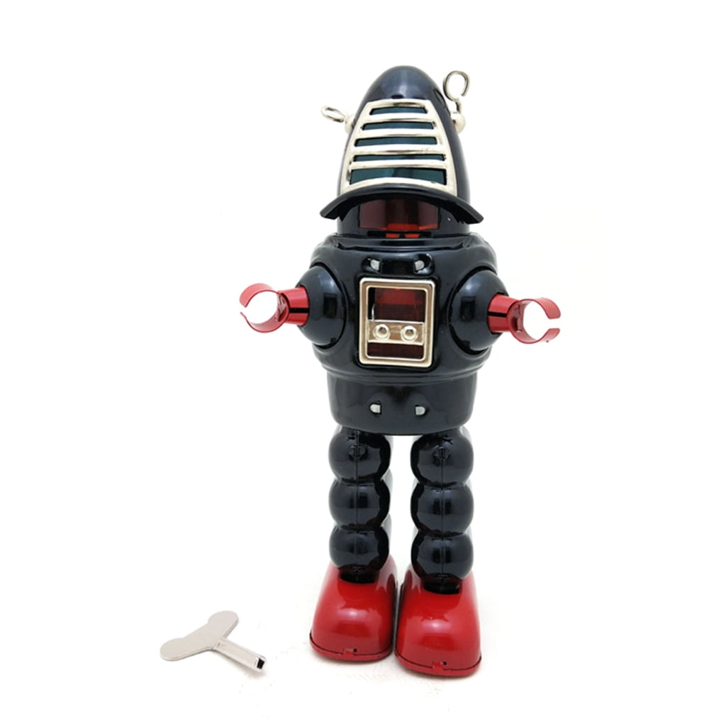 HGYCPP Iron Robot Model Wind-up Toy Statue Collectable Toy for Home Bar ...