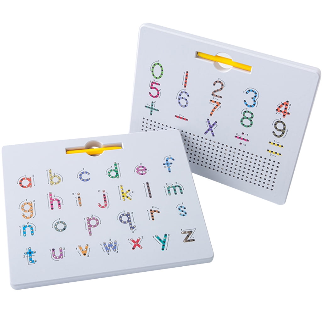 HGYCPP Kids Magnet Tracing Board Alphabet ABC Letter Learning Board ...