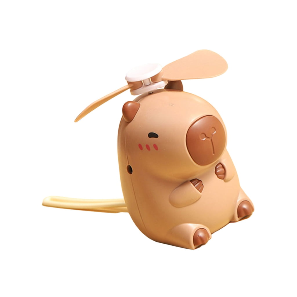 HGYCPP Lightweight Fan Cartoon Animal Fan USB Fan Capybara Shape ...