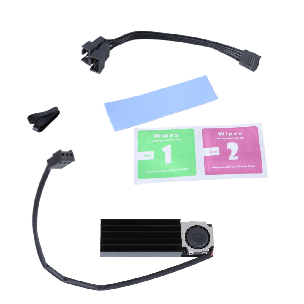 HGYCPP M.2 NVMe Radiator 2280 SSD Air Cooled Heat Sink Heatsink Active ...