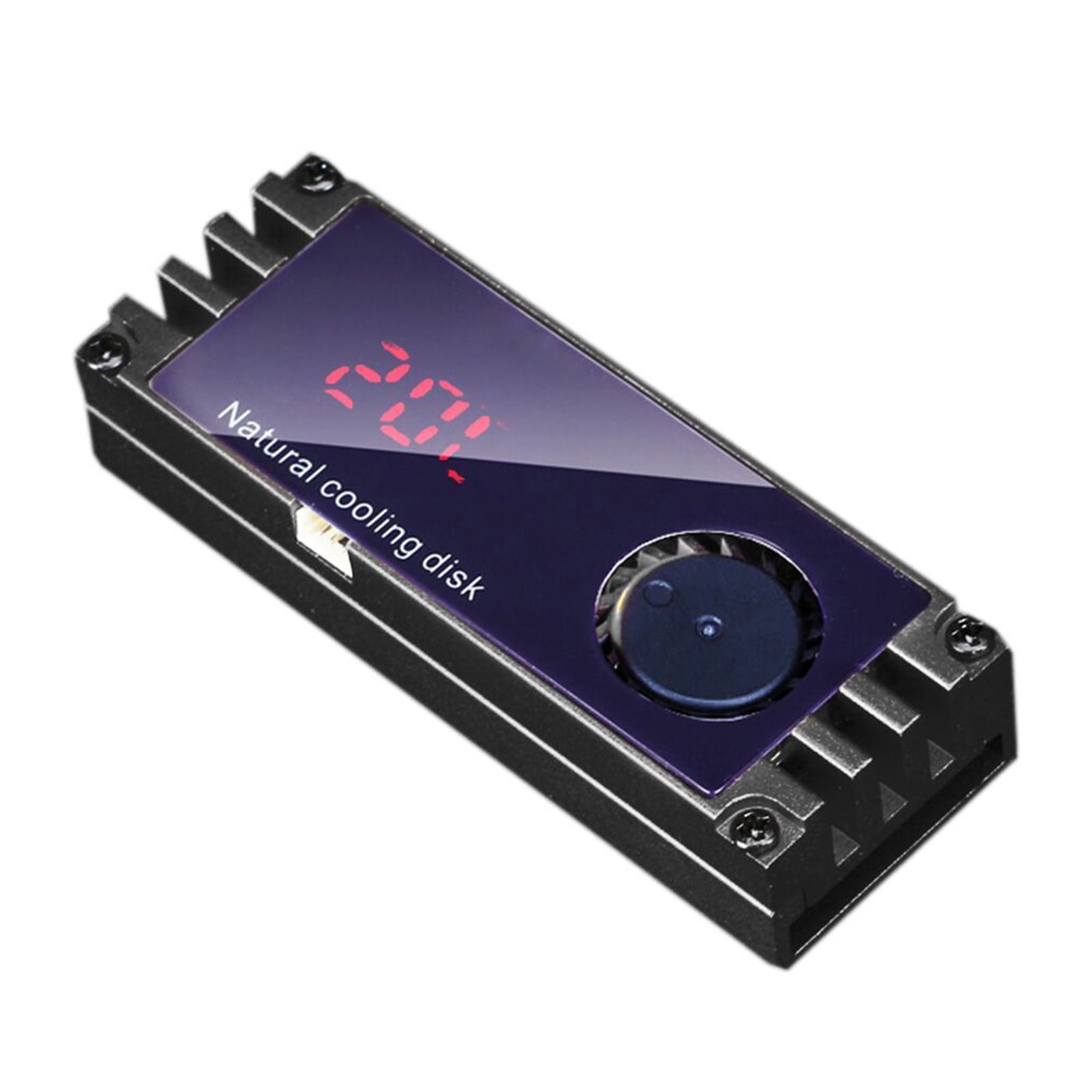 HGYCPP M2 SSD Heatsink Cooler with Digital Temperature OLED-Display for ...