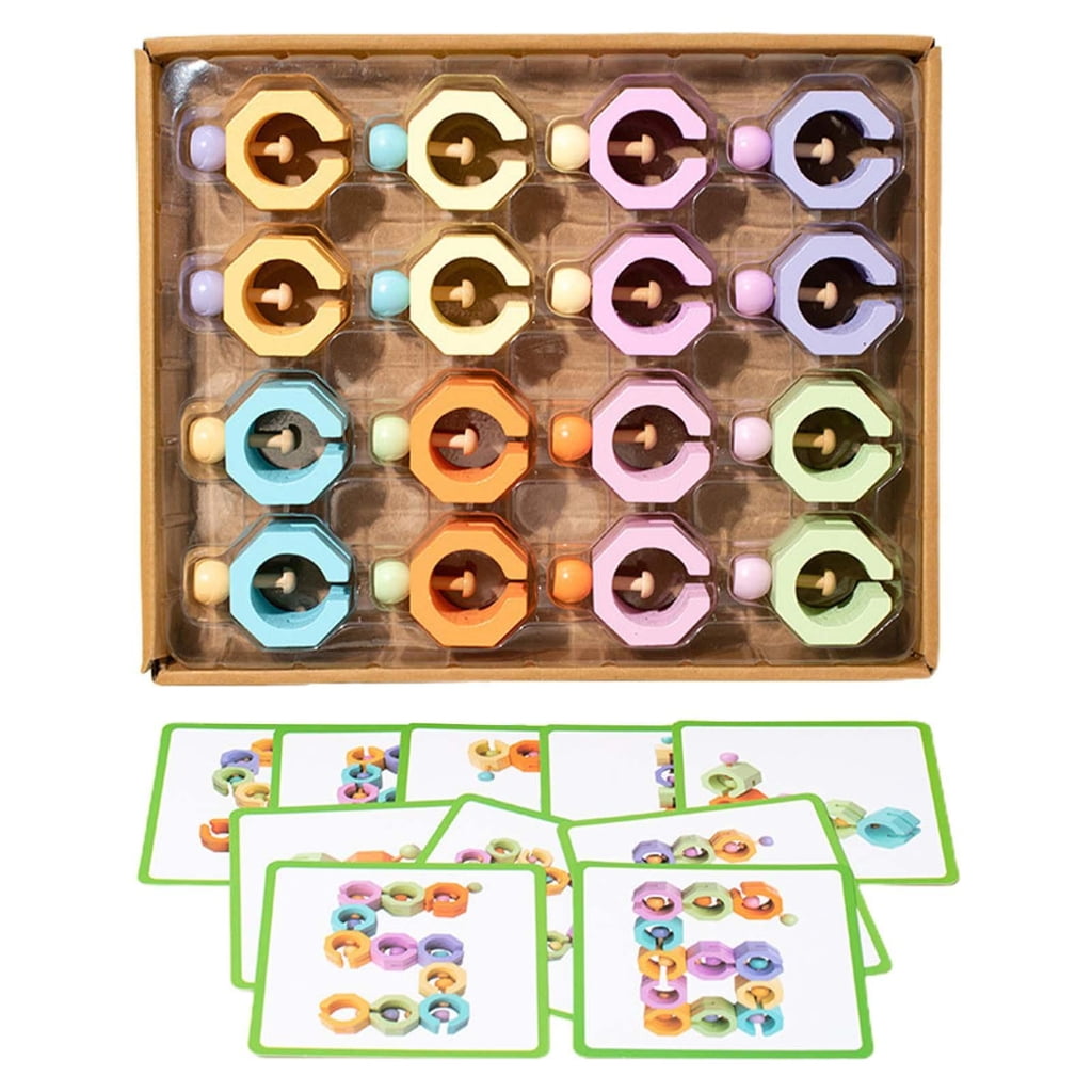 HGYCPP Matching Toy Wooden Block Puzzlebox Toy Kids Educational ...