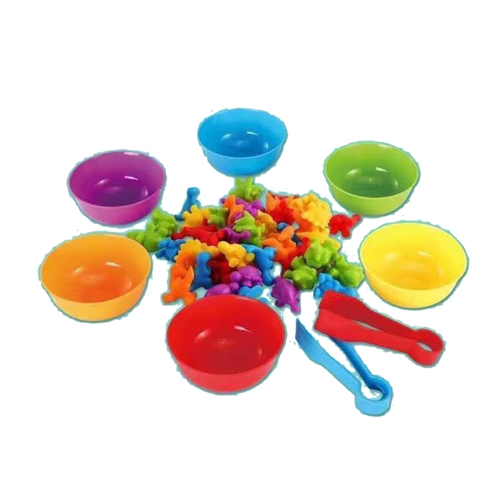 HGYCPP Math Counting Color Sorting Puzzle Fine Motor Skill Learning ...