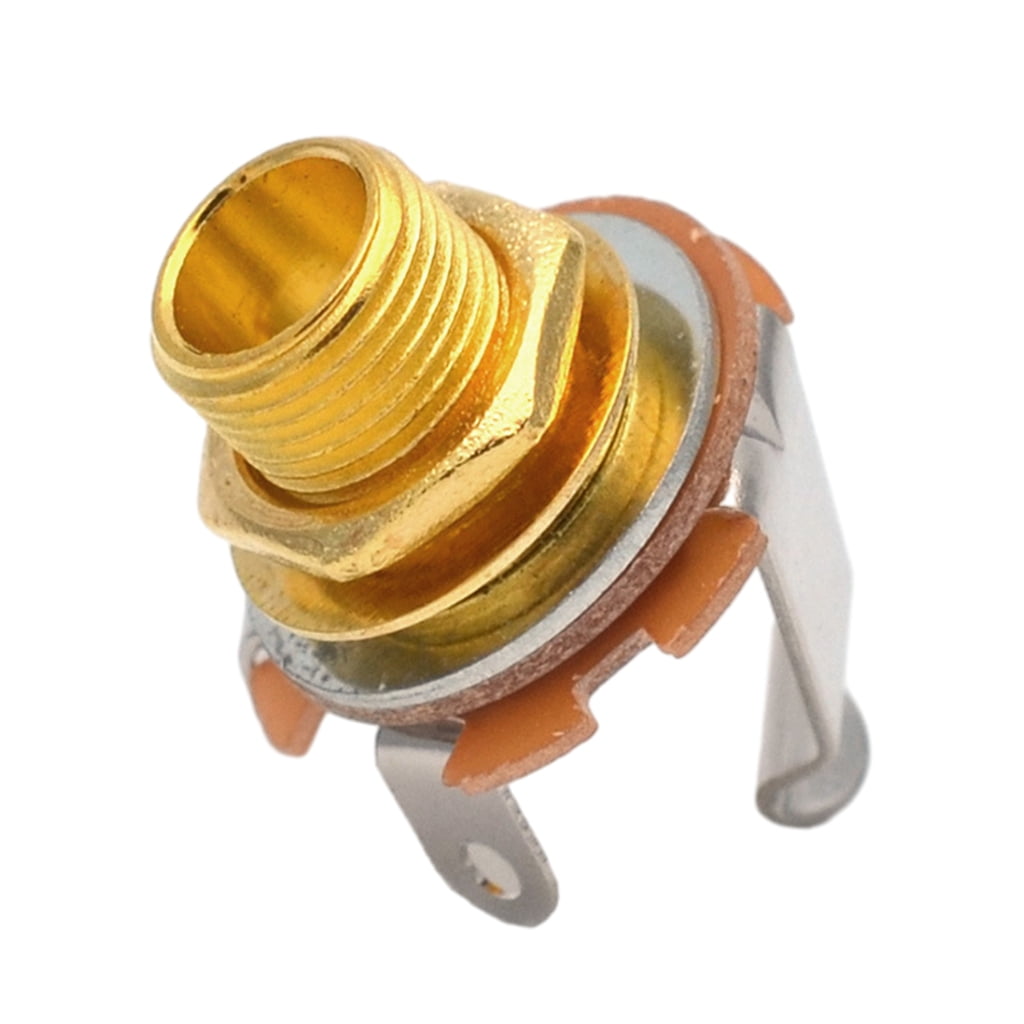 HGYCPP Mono Input Jacks Metal Guitar Electric Replacement Mono Input or ...