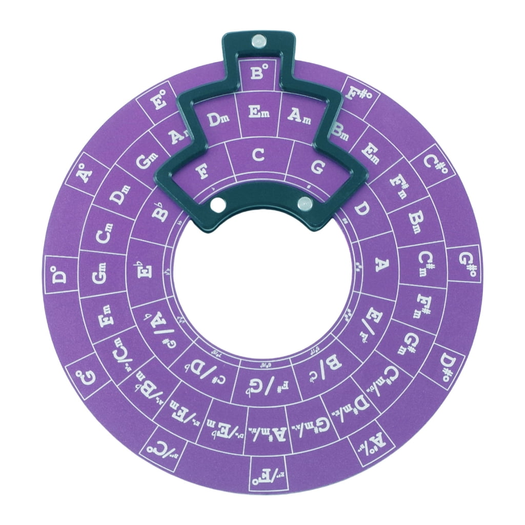 HGYCPP Music Transpose Accessories Wood Chord Wheel Round Circles of ...