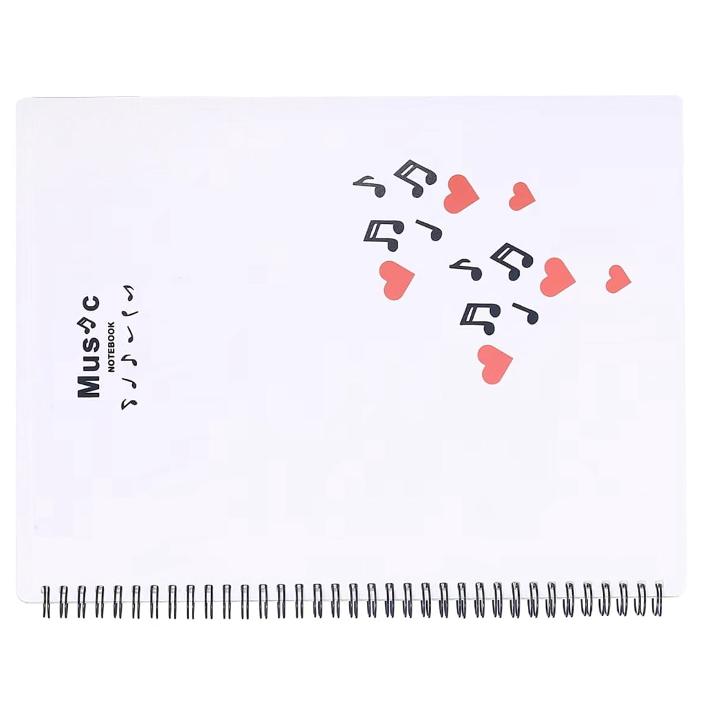 HGYCPP Spirals Sheet Music Binder Organizer Band Sheet Music Holder ...