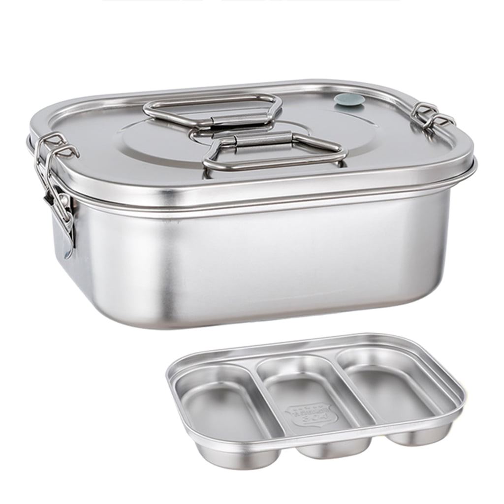 HGYCPP Stainless Steel Lunch Box Bento Boxes for Food Lunch and Snacks ...