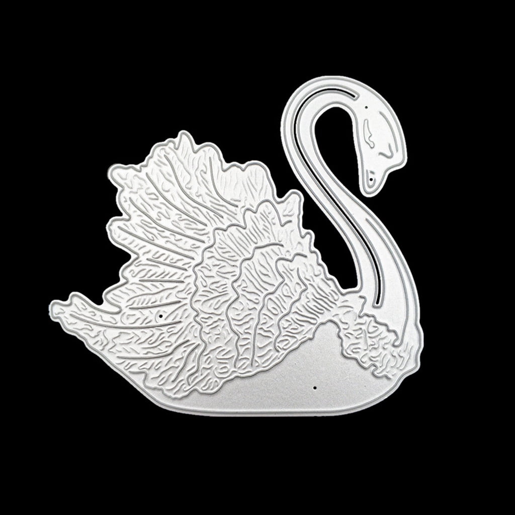 HGYCPP Swan Dies Craft Die Metal Cutting Dies Cut For DIY Paper Card ...