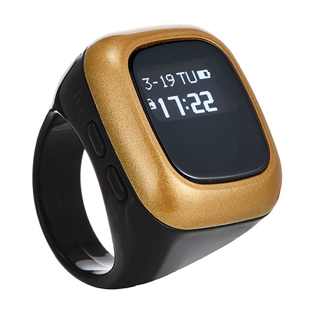 HGYCPP Tasbih Counter OLED Display Electronic Digital Finger Ring ...