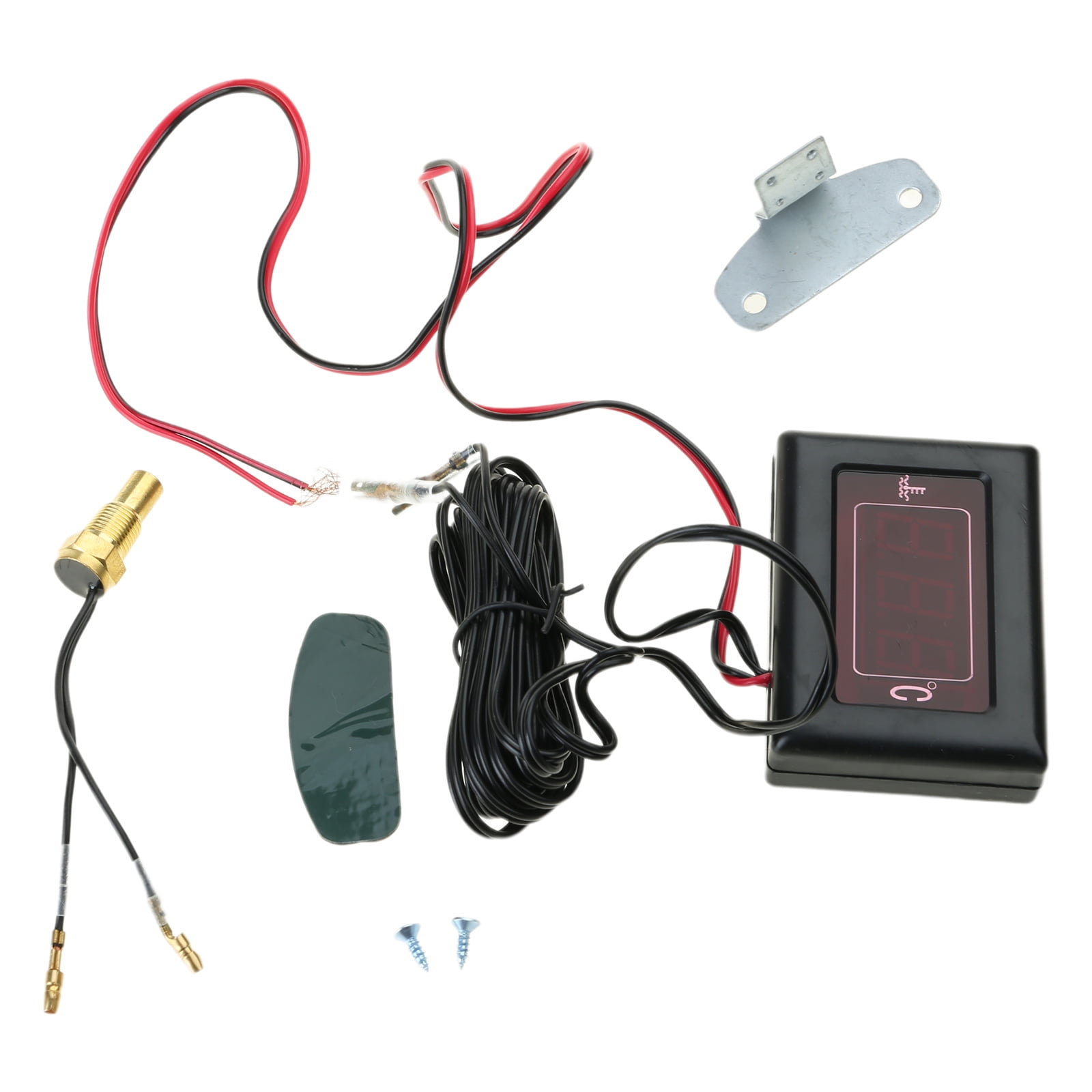 HGYCPP Universal Water Temp Gauge Temperature Meter Electronic Digital ...