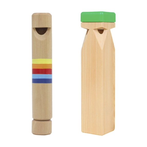 HGYCPP Wood Rhythm Toy Musical Percussion Whistle Set Children Kids Toy ...