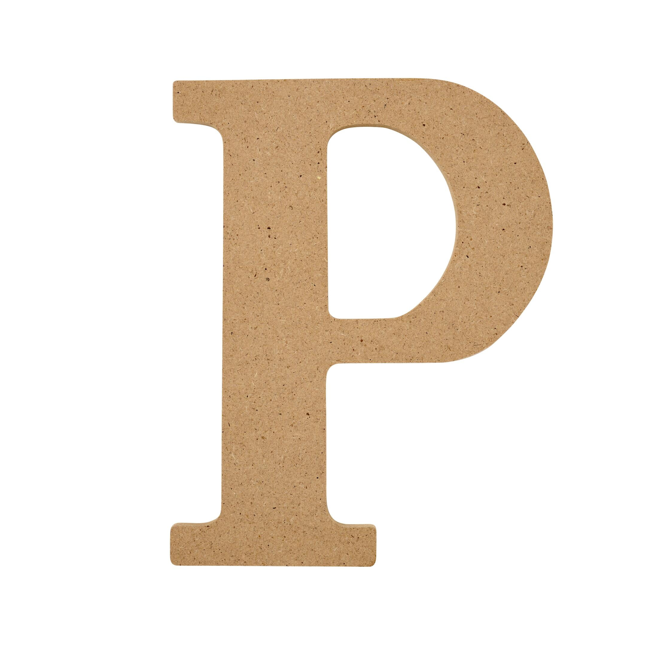 Hello Hobby 5" Wood Letter, P - Walmart.com