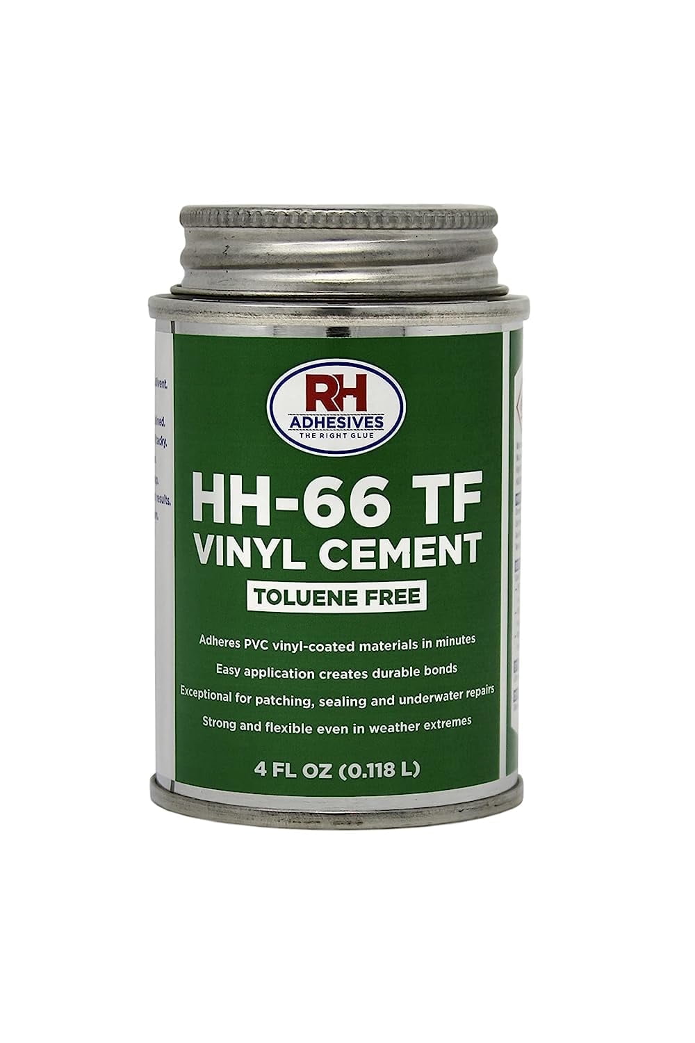 HH-66 Toluene Free Vinyl Cement, 4 oz. can - RH Adhesives - Walmart.com