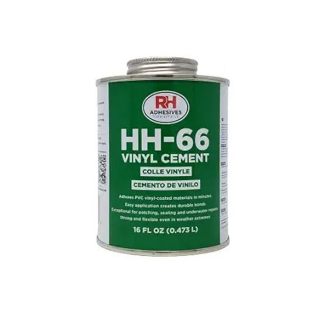 RH Adhesives HH-66 High Heat Bonding PVC Vinyl Cement, 16 oz. Can ...