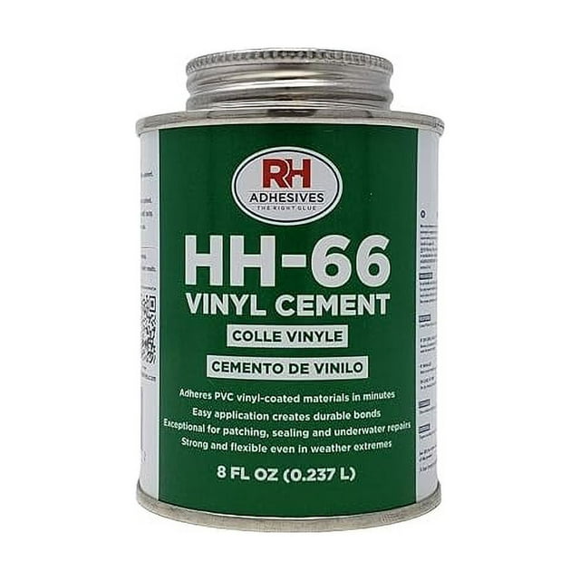 RH Adhesives HH-66 High Heat Contact Strength PVC Vinyl Cement Glue, 8 ...