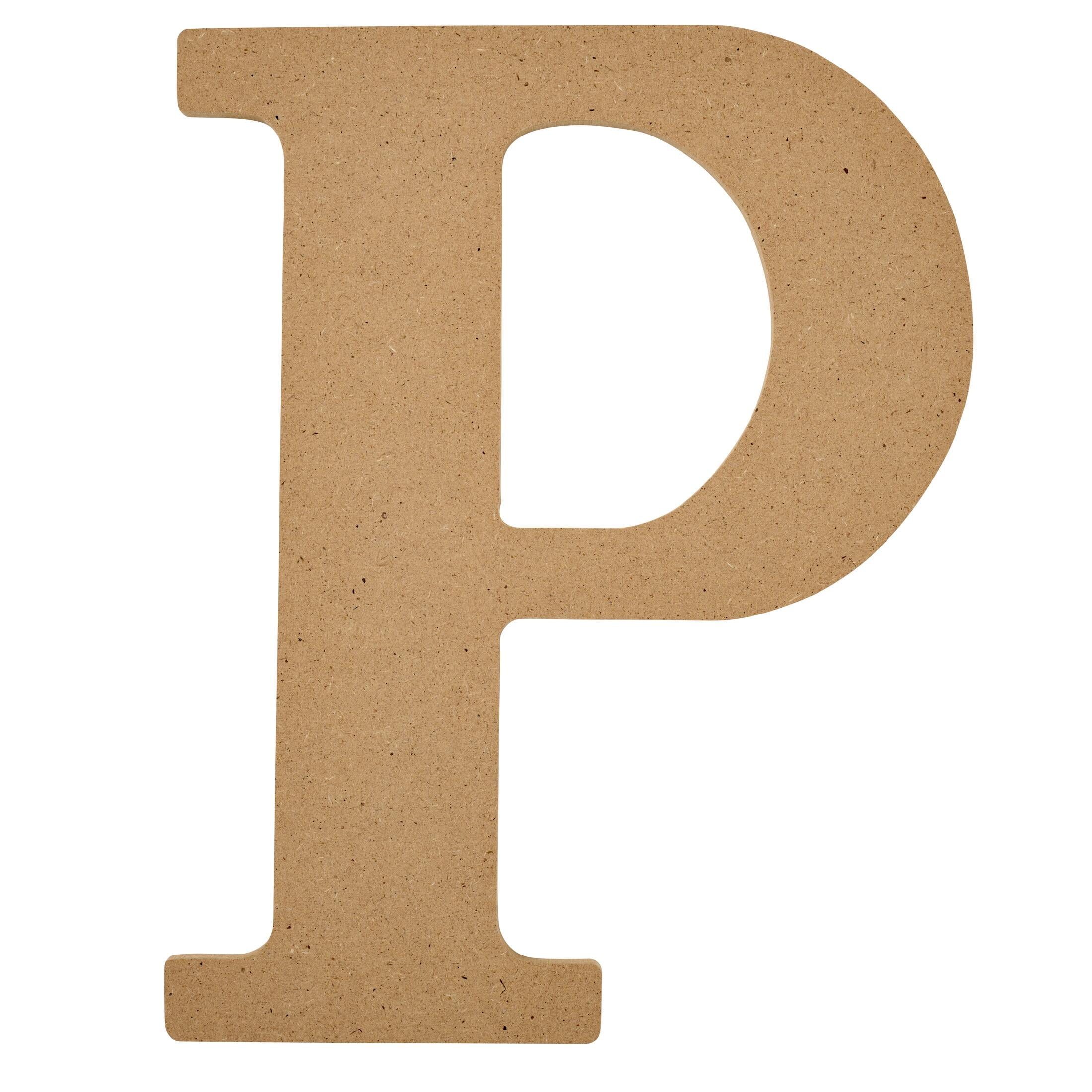 Plaid Unfinished Wood MDF 8" Letter for DIY Arts and Crafts, P ...
