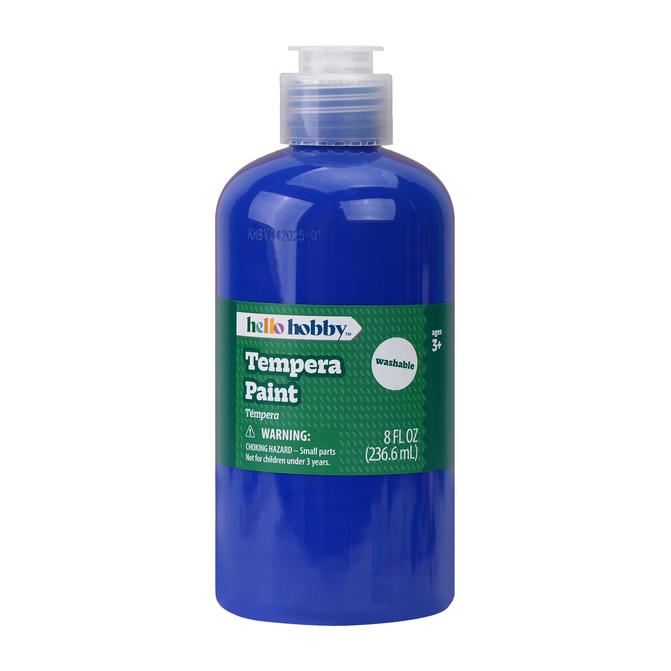 Hello Hobby 8 fl oz Blue Tempera Paint, Washable Craft Paint for Kids ...