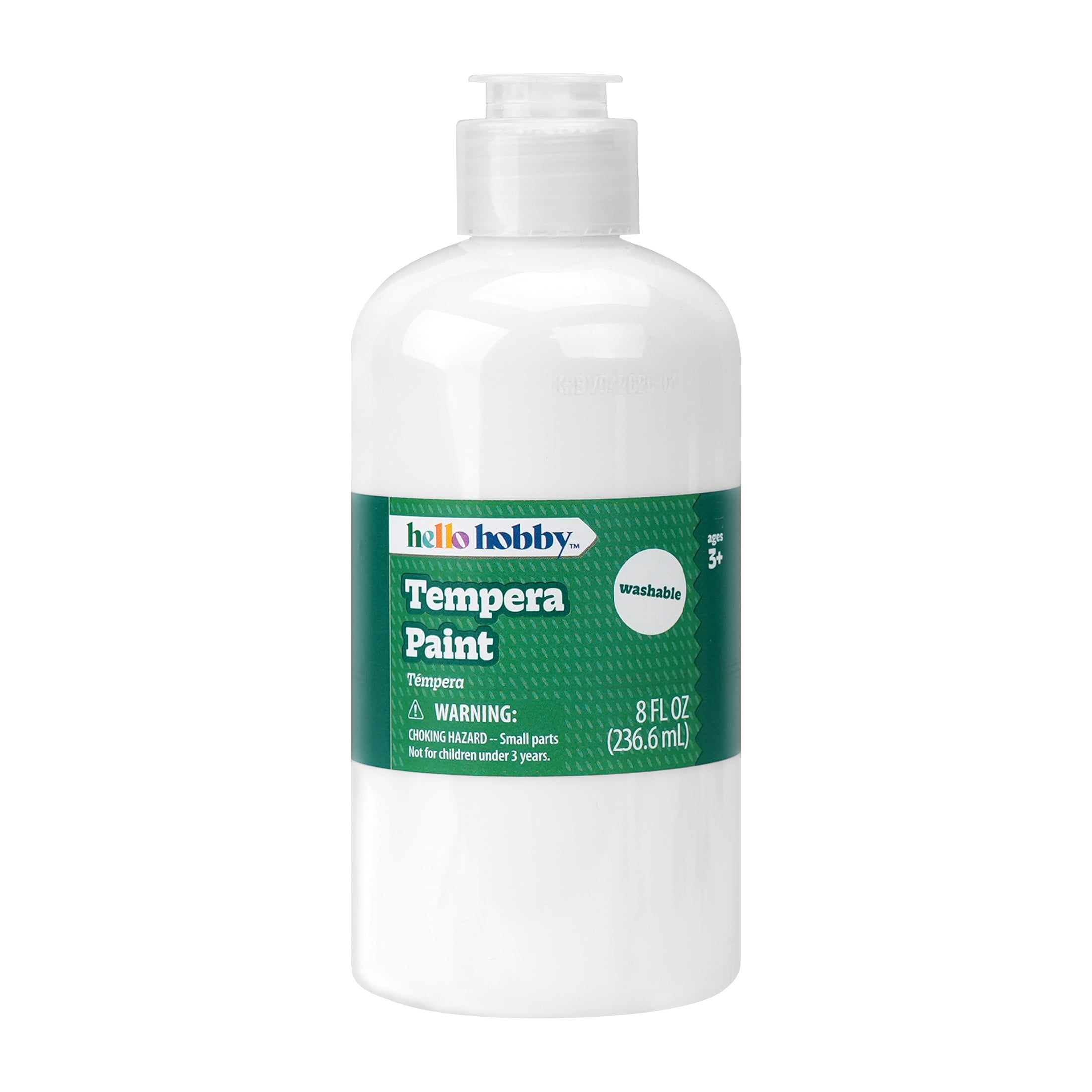 Hello Hobby 8 fl oz White Tempera Paint, Washable Craft Paint for Kids ...