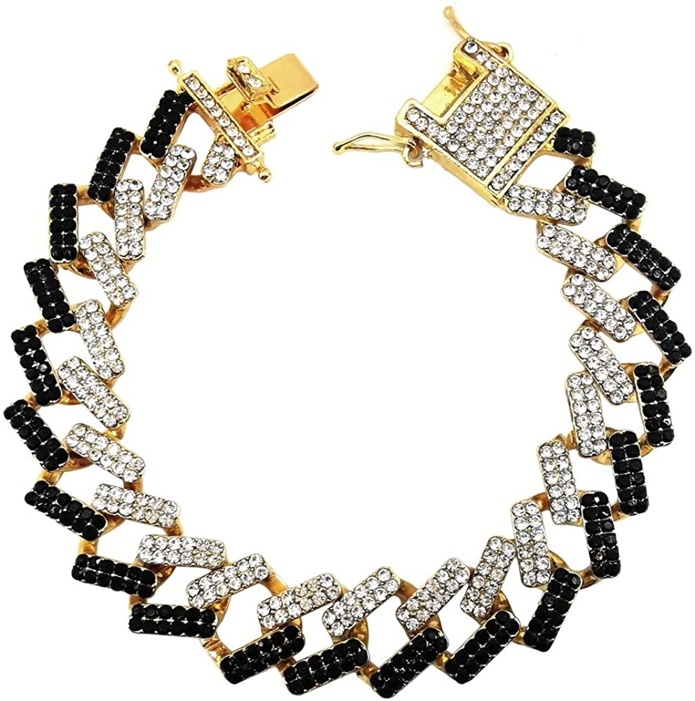 HH Bling Empire Iced Out Diamond Cuban Link Chain for Men and Women ...