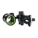 HHA Tetra LT 5510 Bow Sight, .010 1-Pin, 1-5/8" Scope, Left Hand, Precision Adjustment (TLT-5510 ...