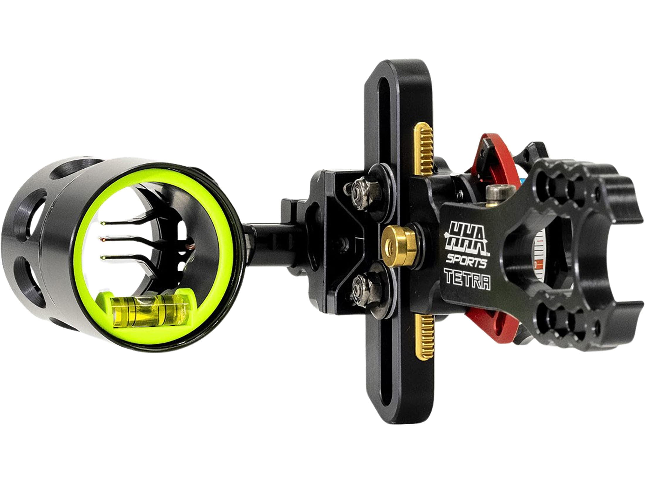 HHA Tetra RYZ X3 3-Pin Bow Sight .019 Pin Diameter Left Hand Black ...