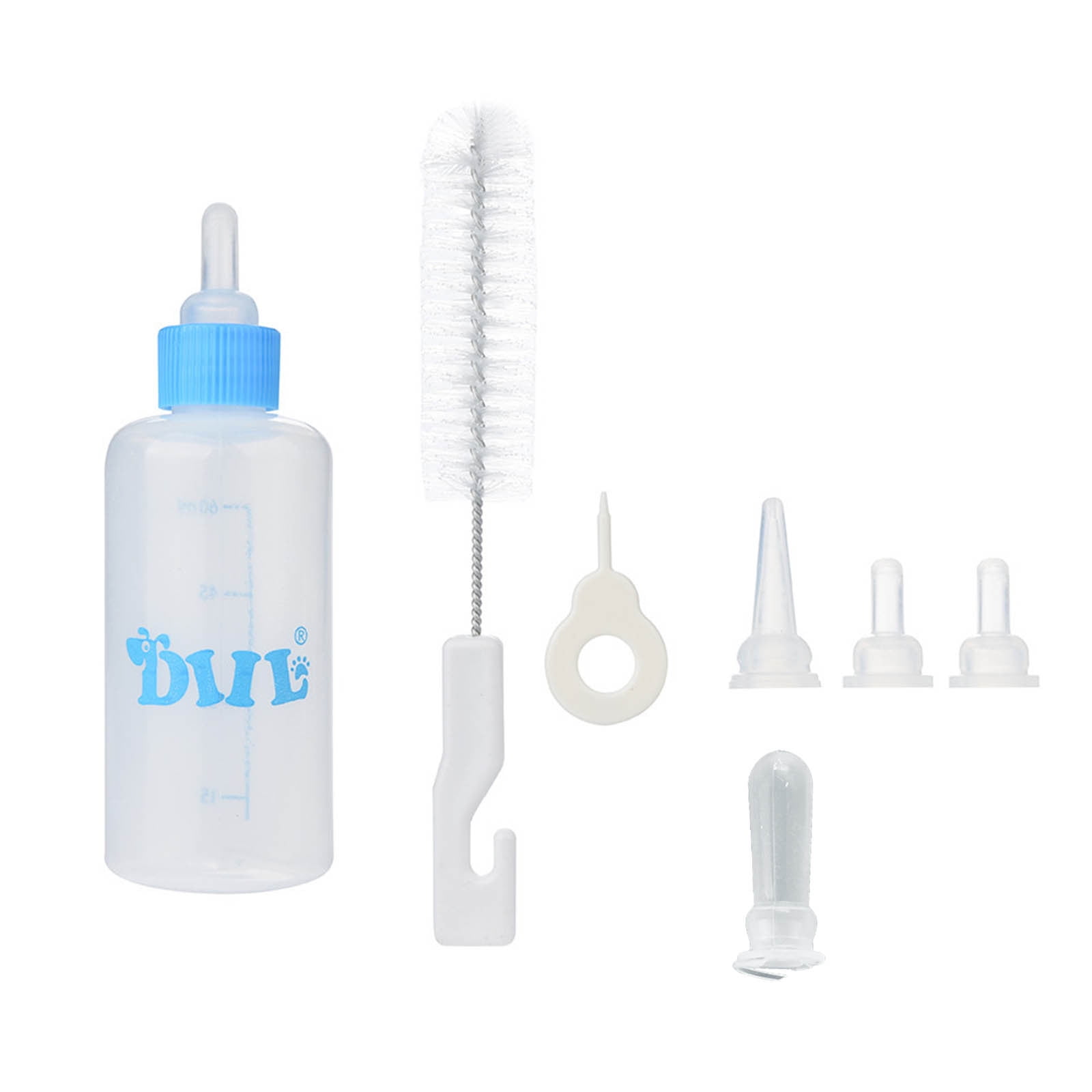HHBEAUTY 7Pcs Pet Nursing Bottle Kits Nursing Bottle Kits Replacement ...