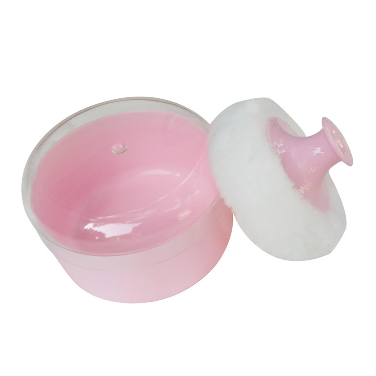 HHBEAUTY Baby Body Cosmetic Powder Puff Body Powder Puff and Container ...