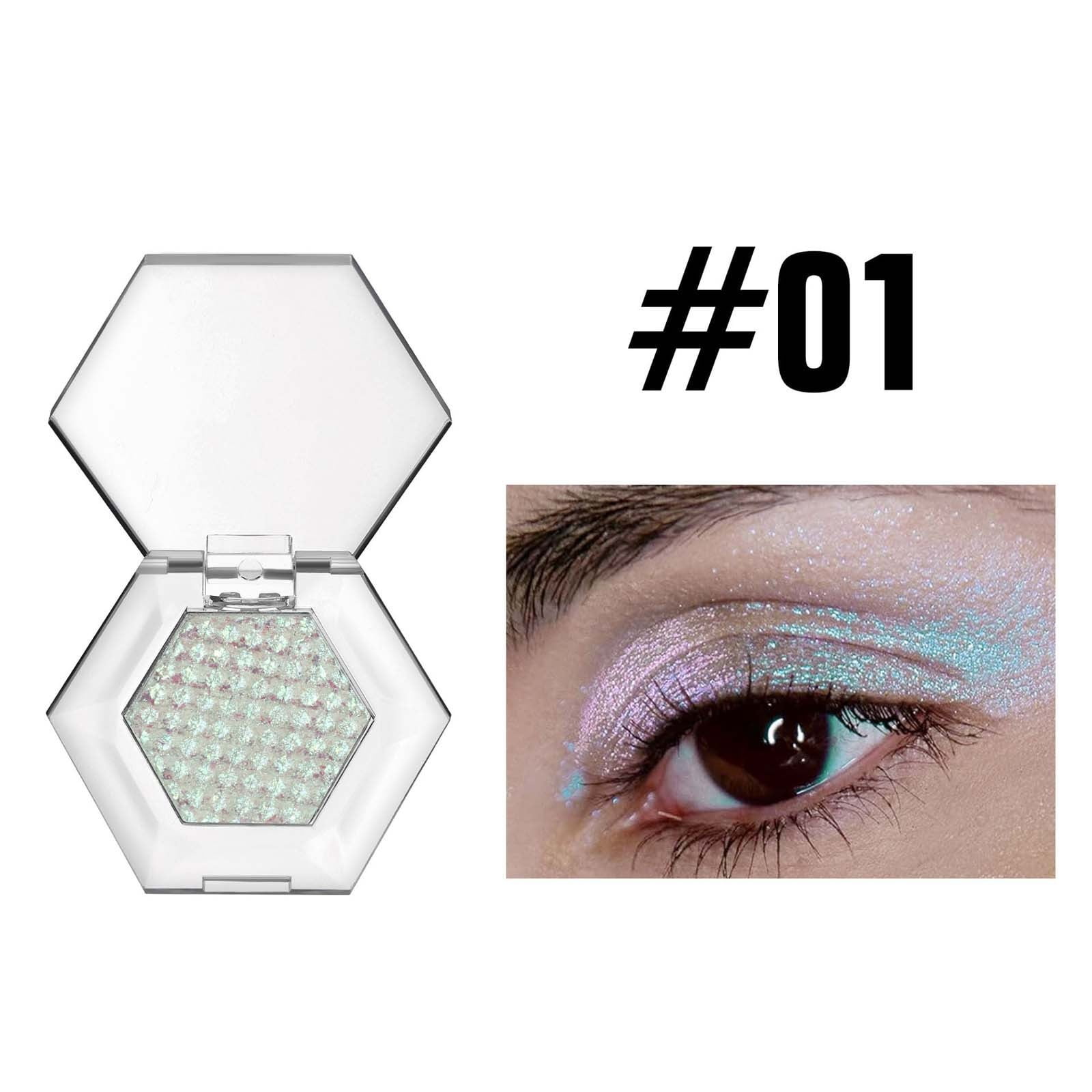 HHBEAUTY Chameleon Mermaid Green Glitter Eyeshadow, Cream to Powder ...