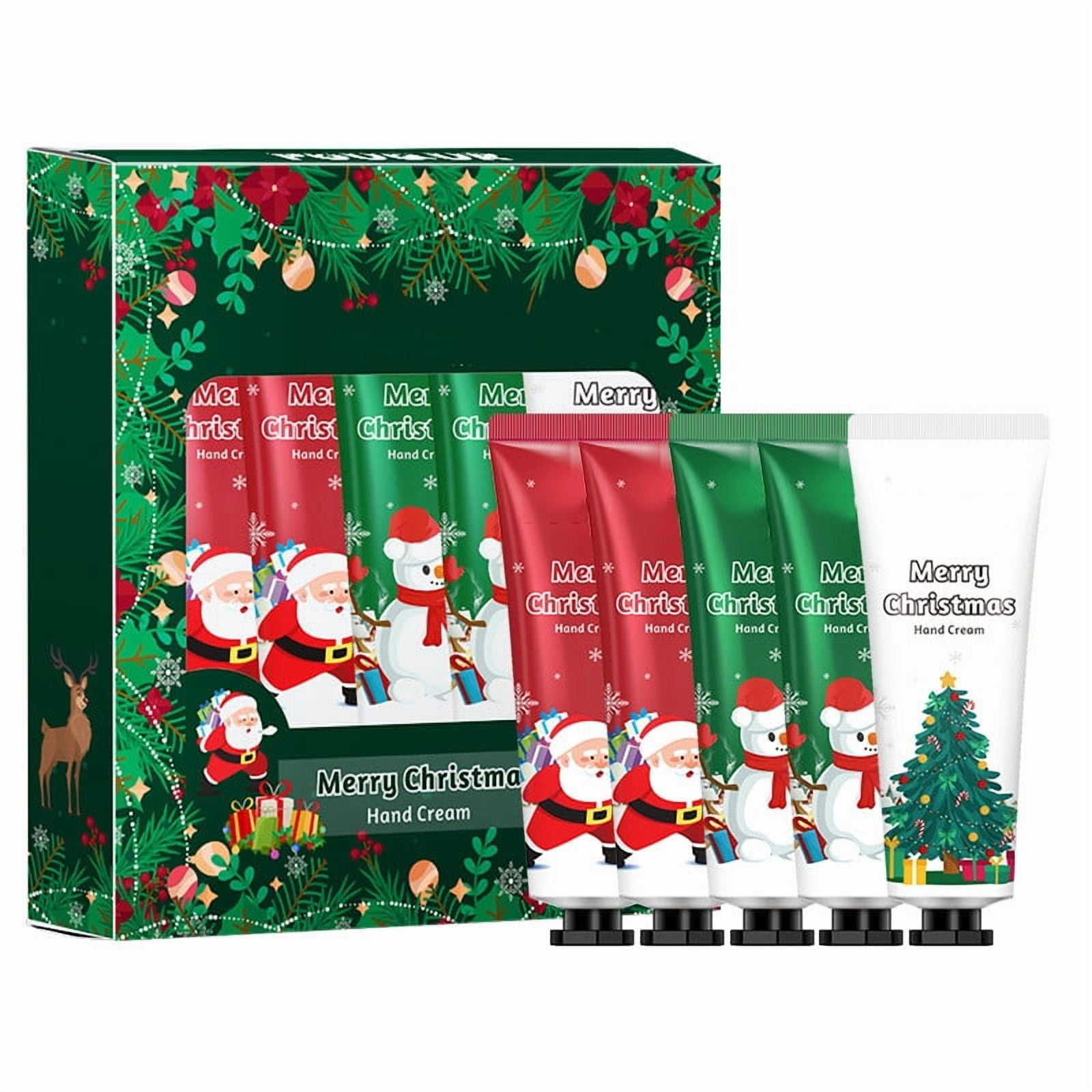 HHBEAUTY Christmas Hand Cream Set For Women, 5 Pack Mini Hand Lotion ...