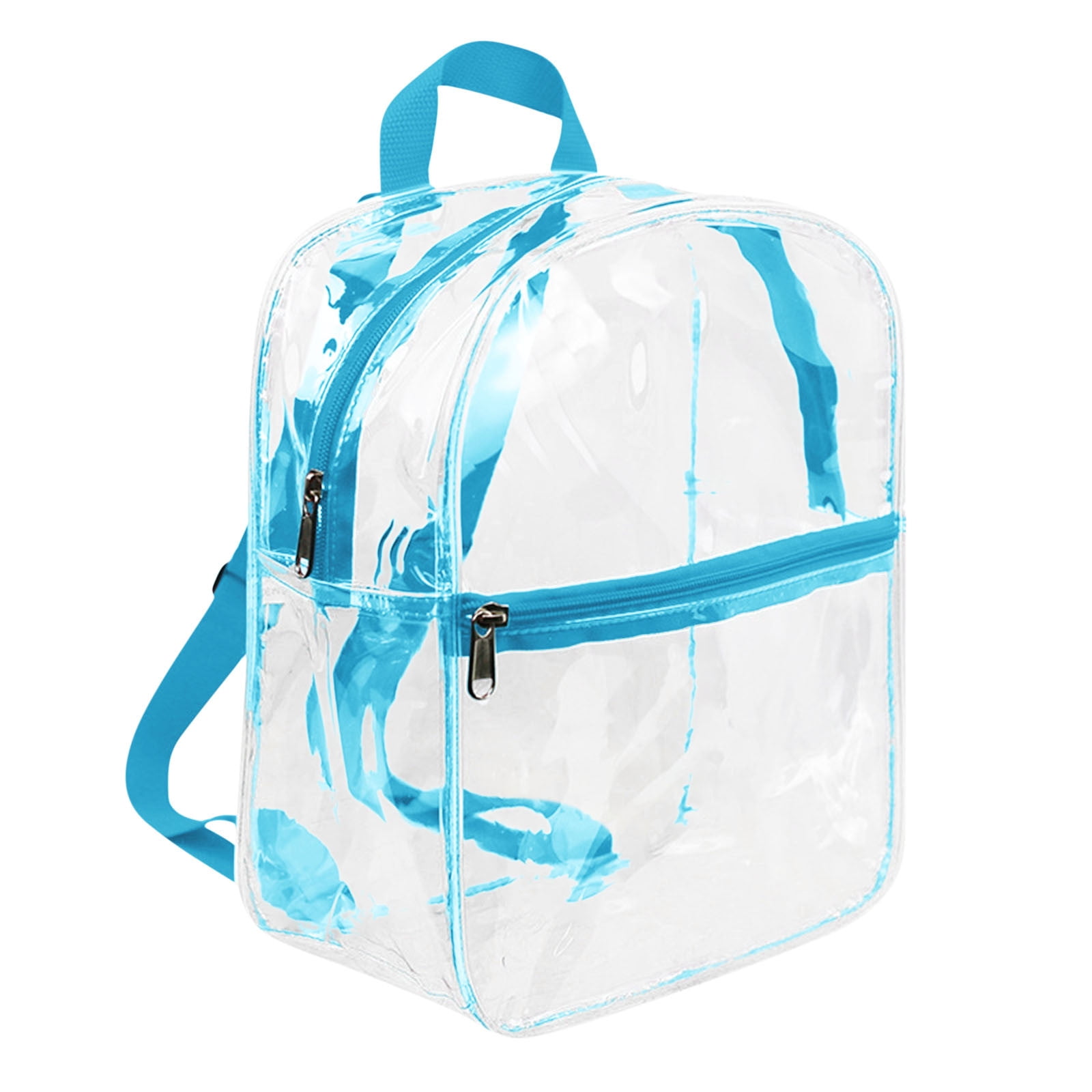HHBEAUTY Clear Backpack Heavy Duty Clear Bookbag Transparent See ...
