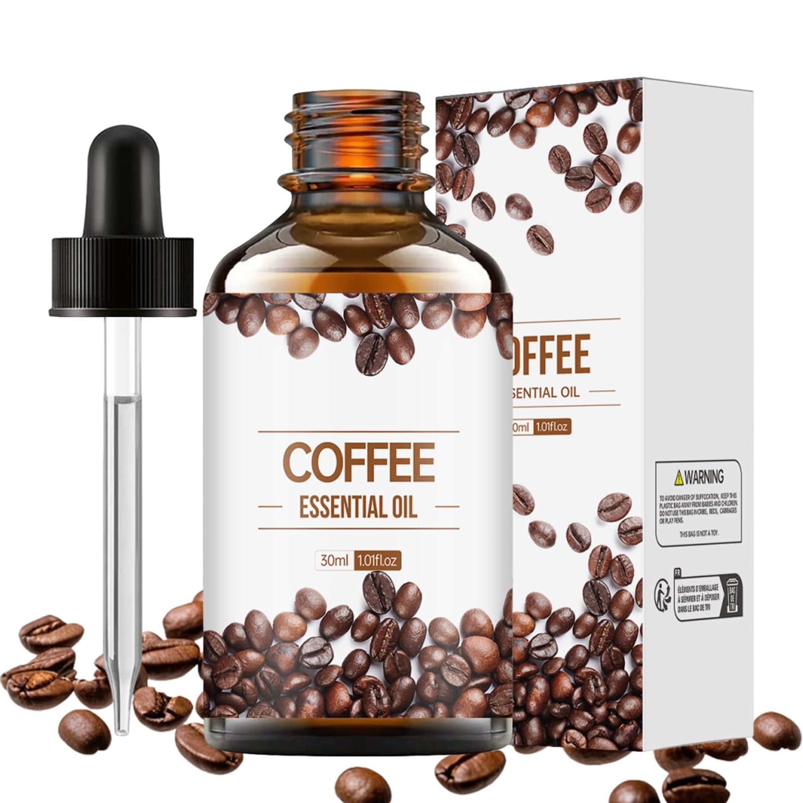 HHBEAUTY Coffee Essential Oil Natural Organic Pure Coffee Oil for Skin ...