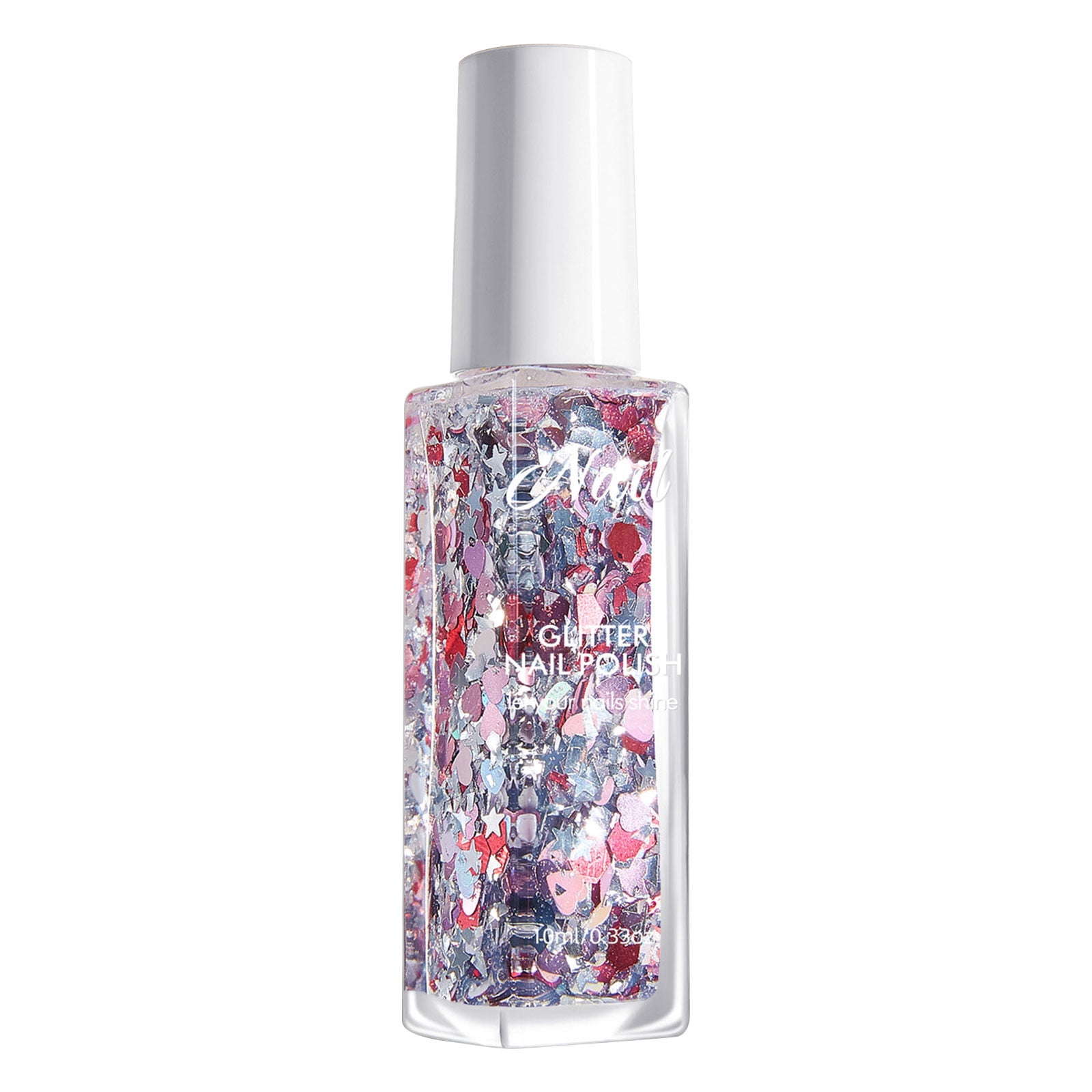 HHBEAUTY Color Nail Polish, Shiny Sequin Nail Polish, Glitter Gel, Neon ...