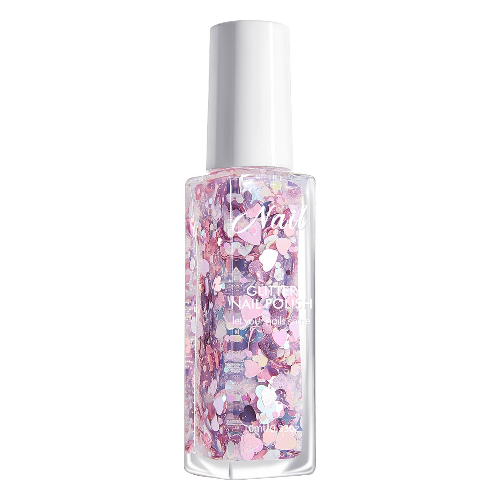 HHBEAUTY Color Nail Polish, Shiny Sequin Nail Polish, Glitter Gel, Neon ...