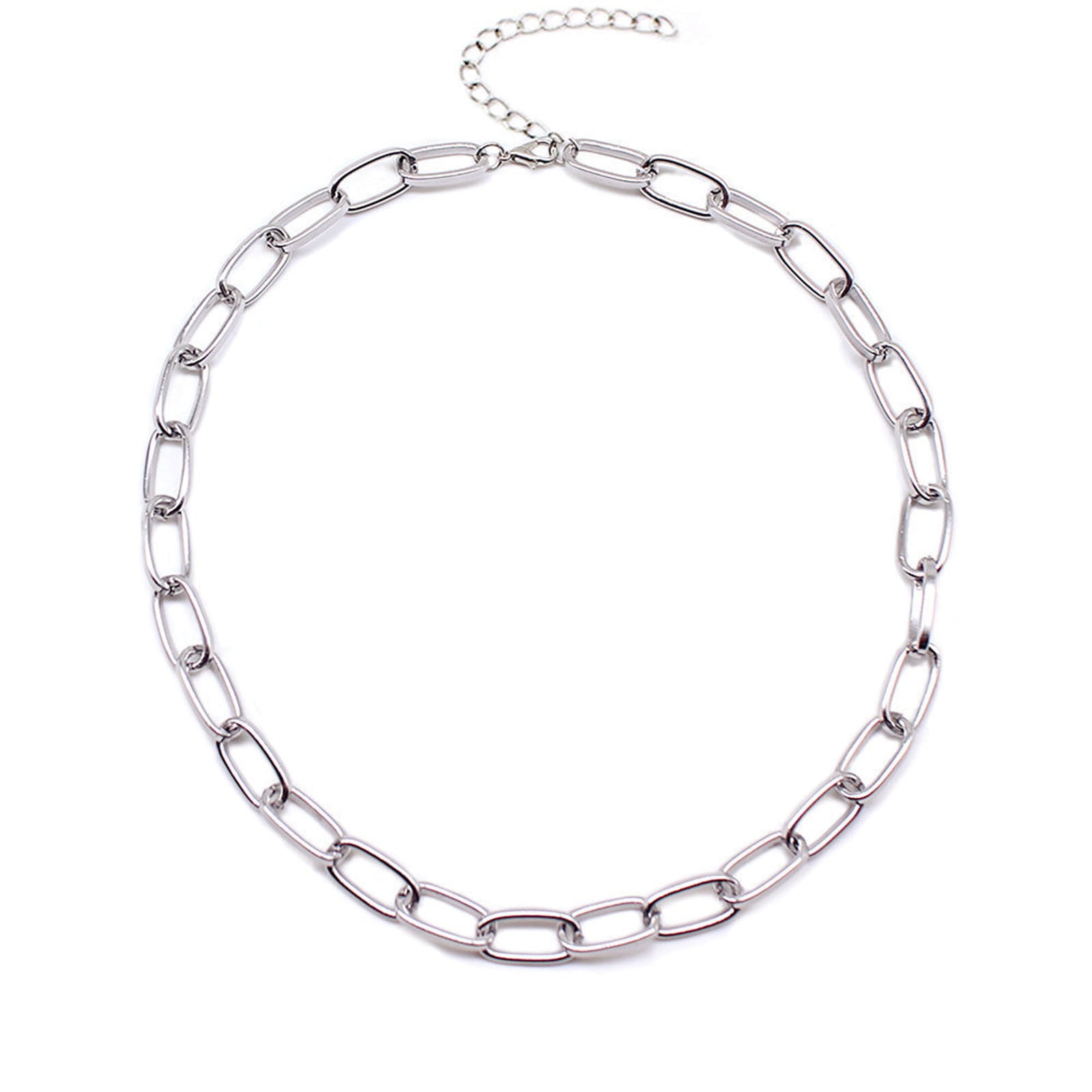 HHBEAUTY Dainty and Chunky Chain Link Paperclip Jewelry, Chunky ...