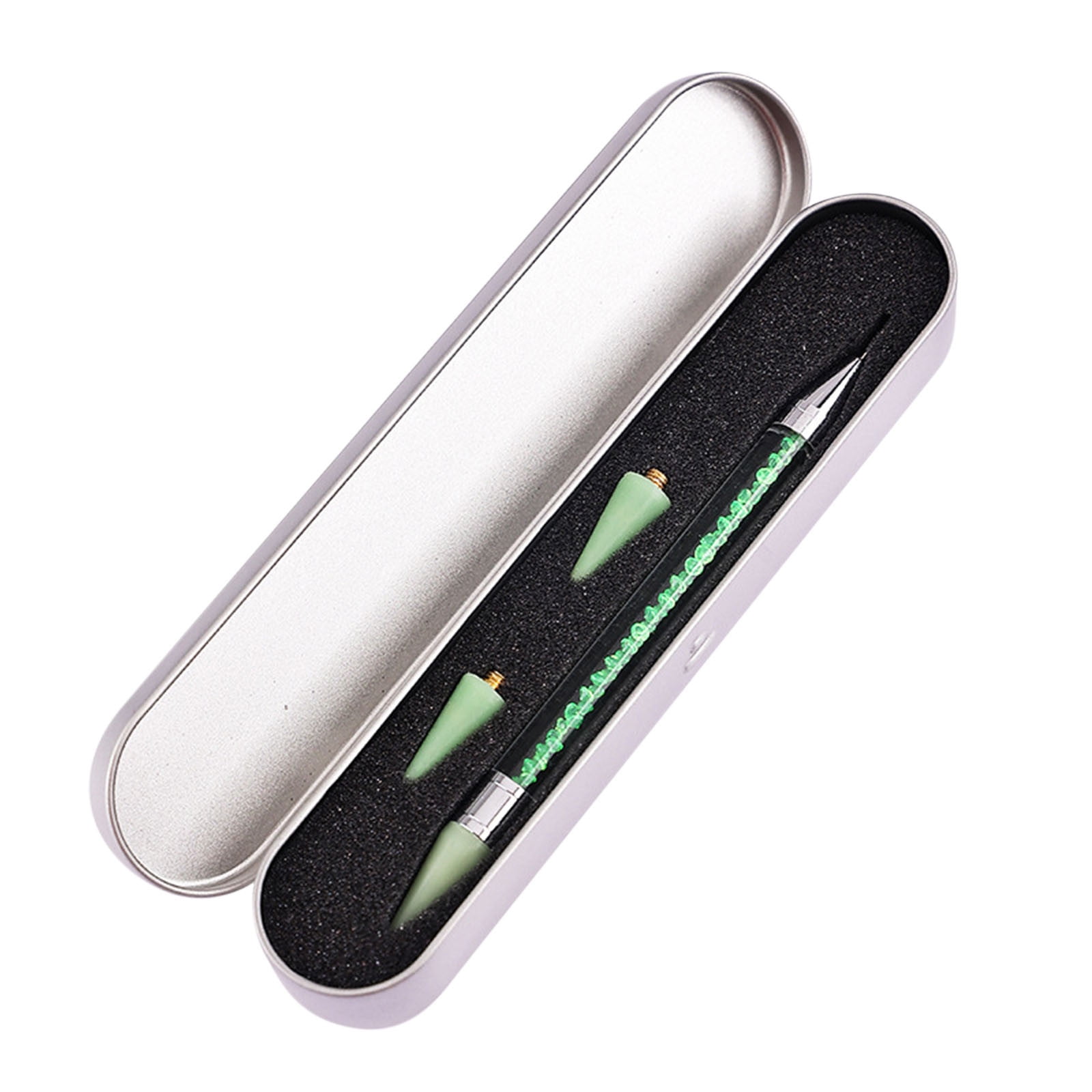 HHBEAUTY Dual-Ended Nail Rhinestone Picker Wax Tip Pencil Pick Up ...