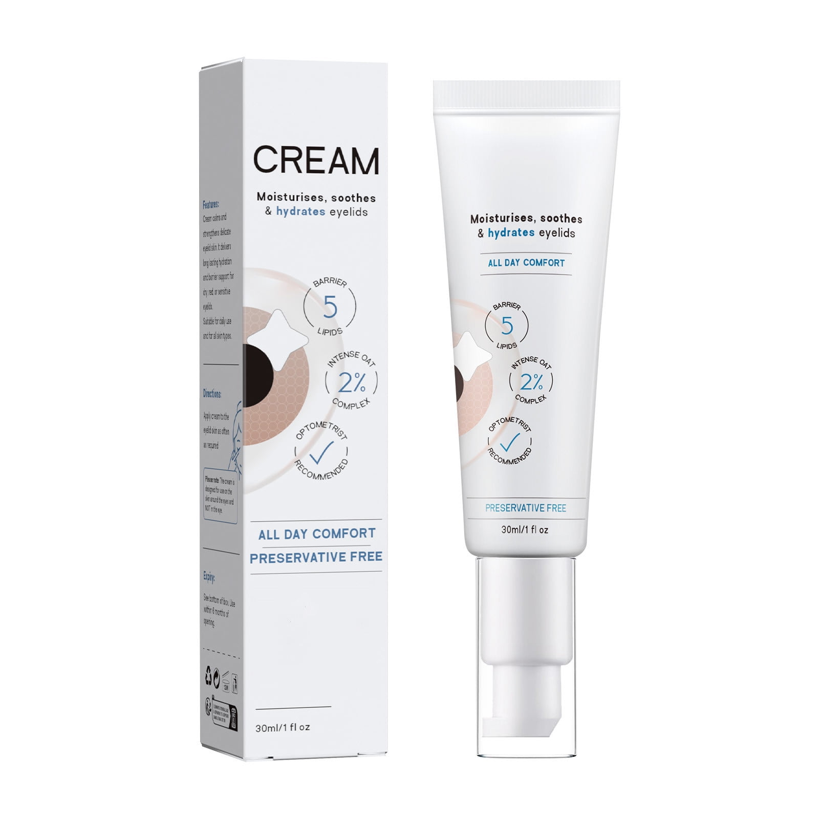 HHBEAUTY Eyelid Cream – Soothing Hydration & Barrier Support for Dry ...
