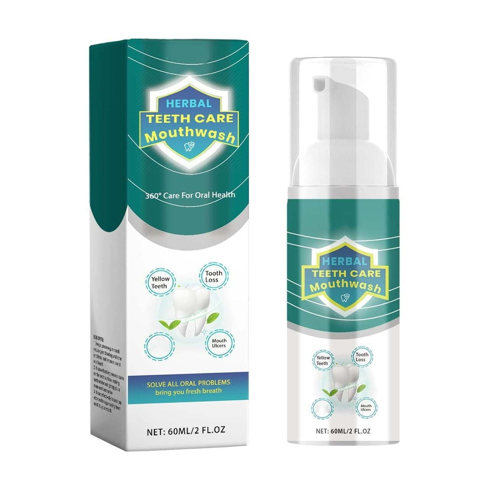 HHBEAUTY Foam Toothpaste,Stain Removal Toothpaste for Sensitive Teeth ...