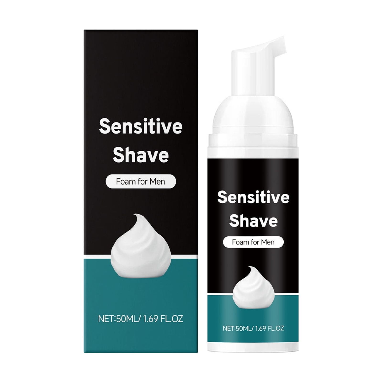 HHBEAUTY Foamy Sensitive Shave Foam for Men, Protection Against Shaving ...