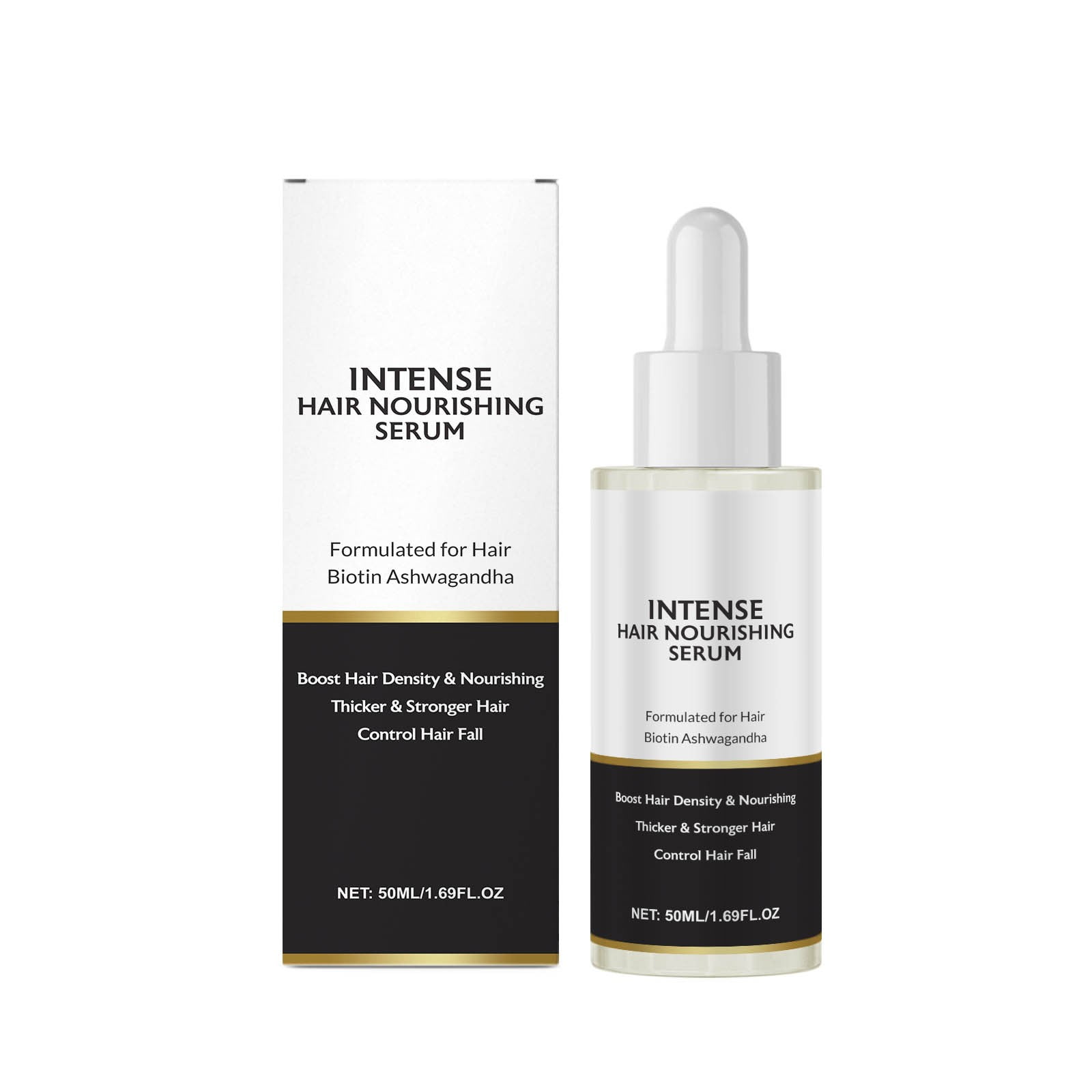 HHBEAUTY Hair Serum, Intense Hair Growth Serum with Redensyl, Anagain, Procapil, Capilia Longa ...