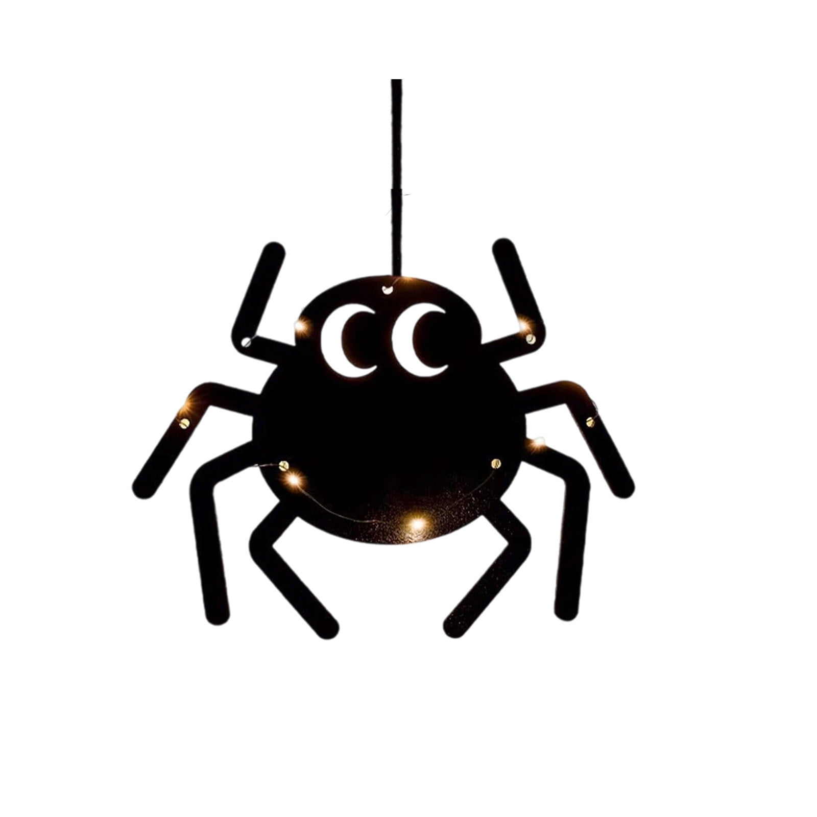 HHBEAUTY Lighted Halloween Hanging Spider, Halloween Decorations Indoor ...