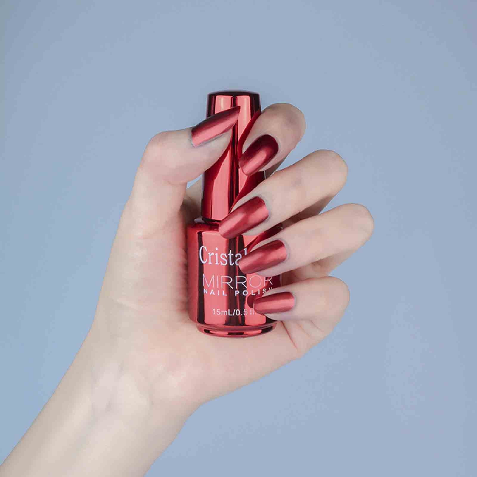 HHBEAUTY Mirror Nail Polish, Bright Colorful Nail Polish for Nail Art ...