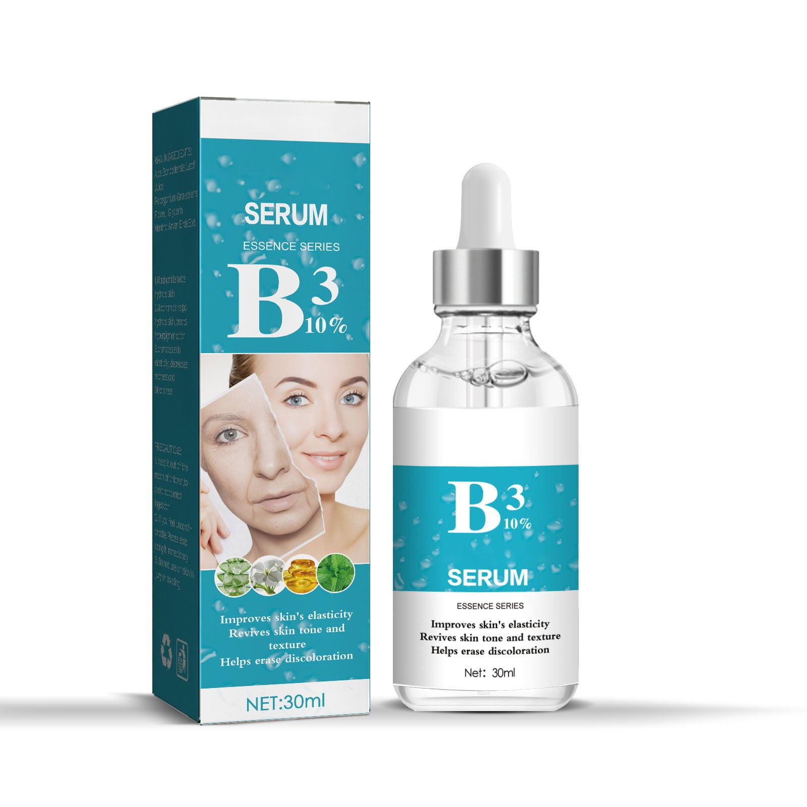 HHBEAUTY Niacinamide Vitamin B3 Serum, Hydrating Face Oil for Dark and ...