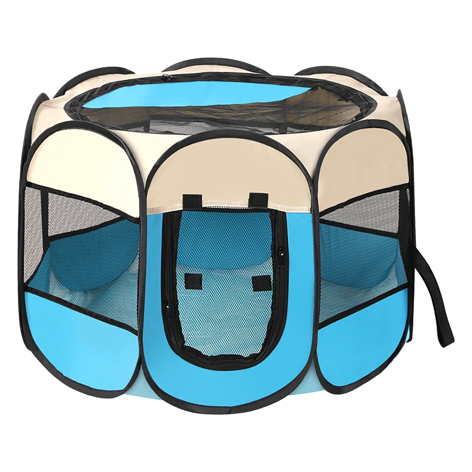 HHBEAUTY Portable Pet Cat Playpen for Indoor Cats Enclosed, Foldable ...