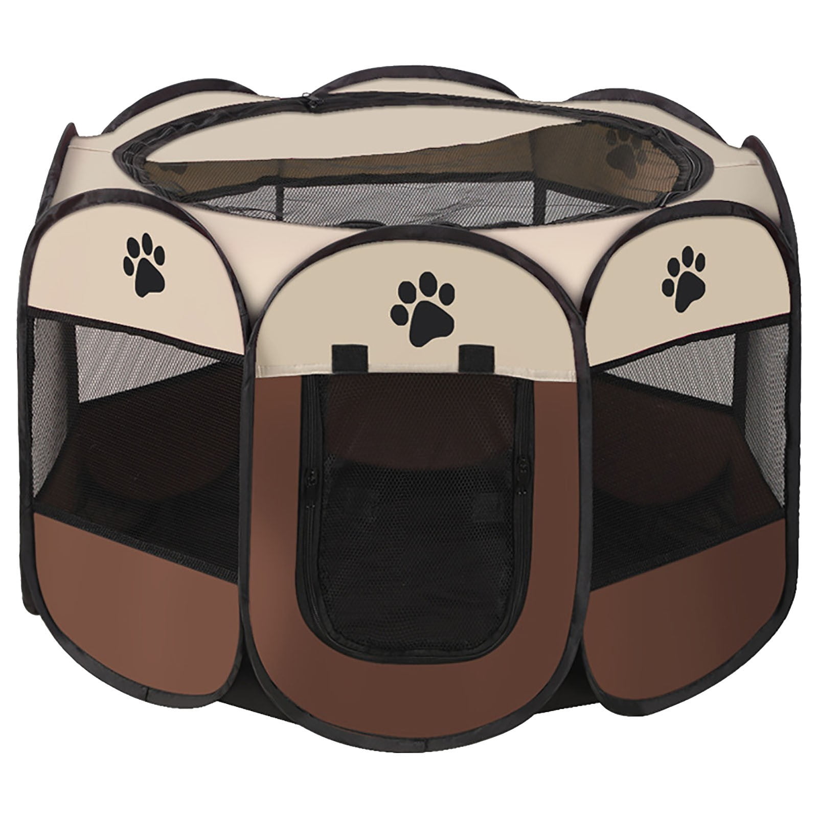 HHBEAUTY Portable Pet Cat Playpen for Indoor Cats Enclosed, Foldable ...