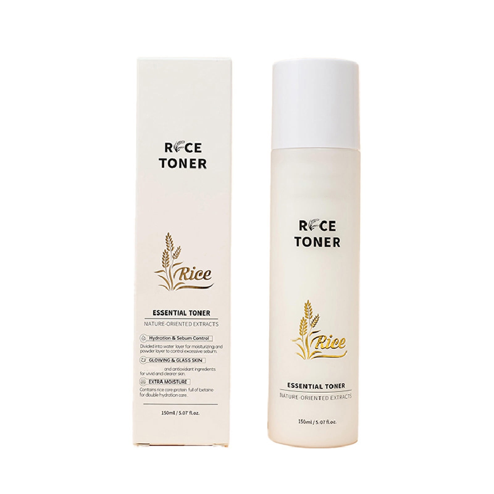 HHBEAUTY Rice Pure Toner – Hydrating Face Milk with Niacinamide ...