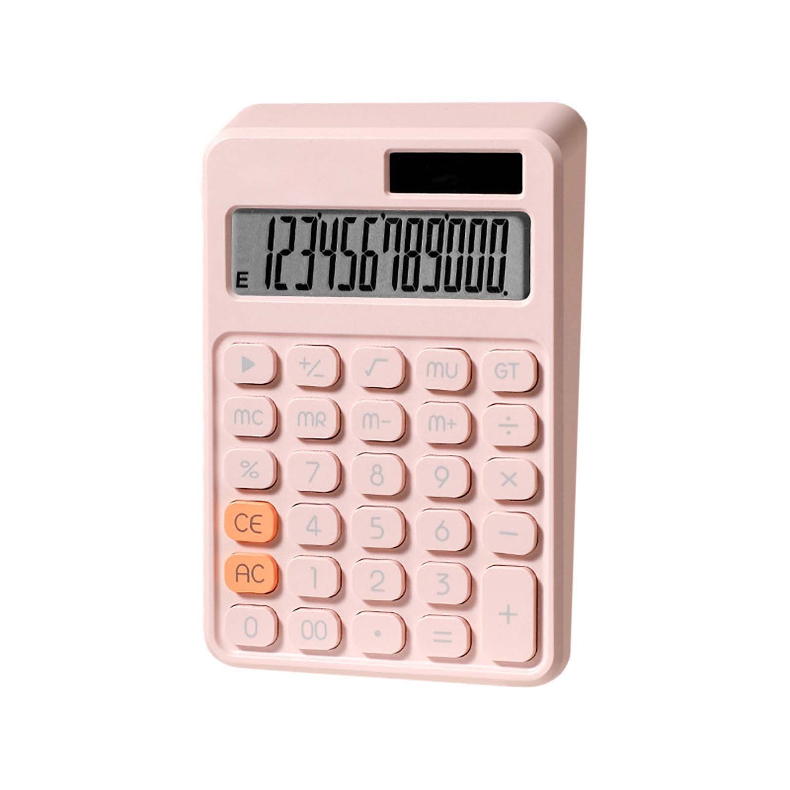 HHBEAUTY Solar Desk Calculator, 12 Digits, Large LCD Display, Big ...