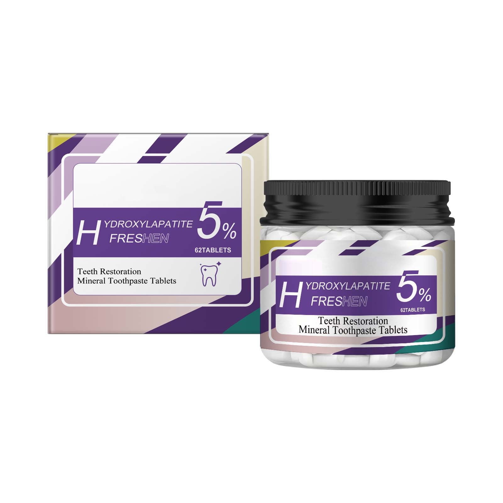 HHBEAUTY Toothpaste Tablets, Mineral Toothpaste Tablets, Dental ...