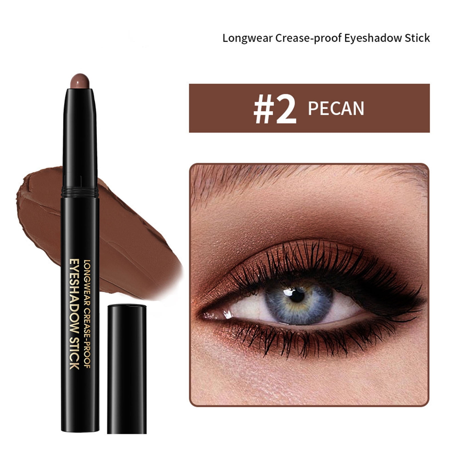HHBEAUTY Waterproof Eyeshadow Stick, Cream Eye Shadow Stick, Long ...