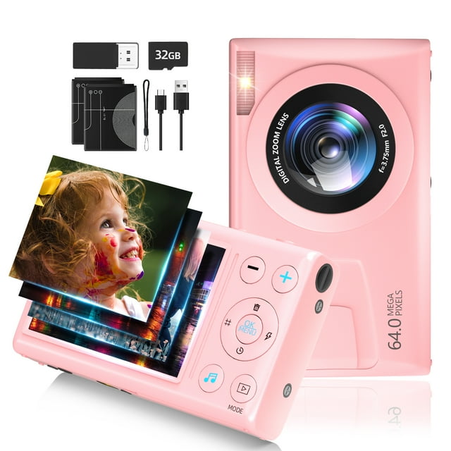 HHD Digital Camera 64MP 4K Vlogging Camera for Photography with 18x ...